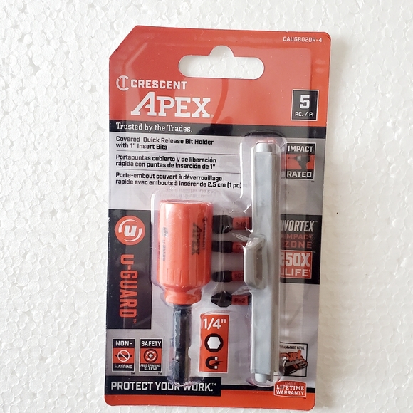 Crescent | Other | Crescent Apex Uguard 5 Piece Quick Release Bit ...